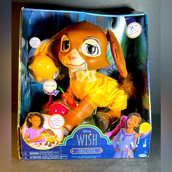 Jakks | Toys | Disney 0 Wish Magical Moving Talking Valentino Large ...